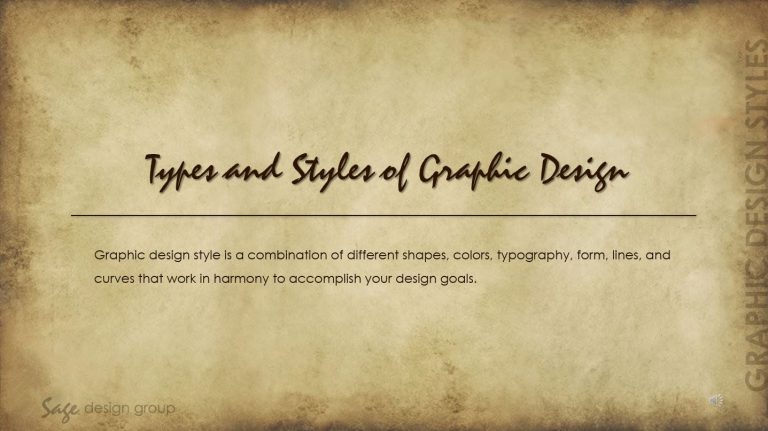 Types and Styles of Graphic Design – Sage Design Group – Creative ...